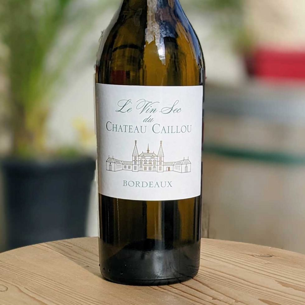 Le Vin Sec du Château Caillou 2020 - La Cave des Tonneliers